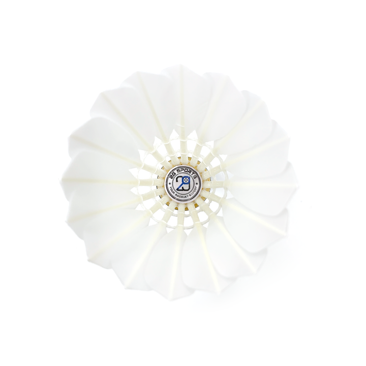 2G SPORTS WHITE label Badminton Feather Shuttlecocks One Tube