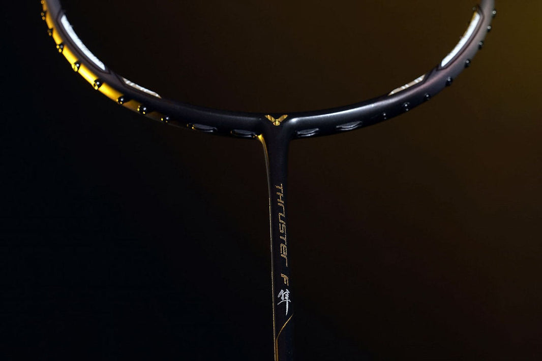 Victor Thruster F Badminton Racquet Black/ Gold (UNSTRUNG) – 2G SPORTS